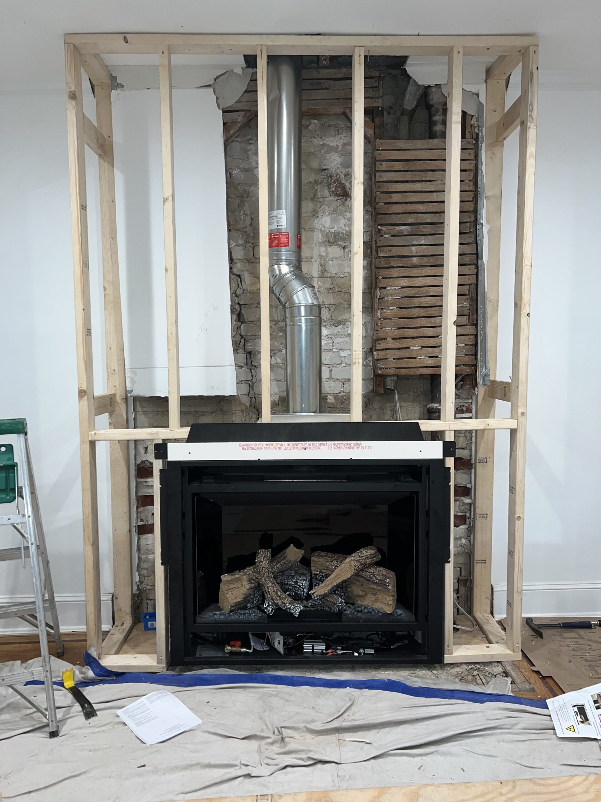 Gas Fireplace Installation Project Gallery - Chimney.com